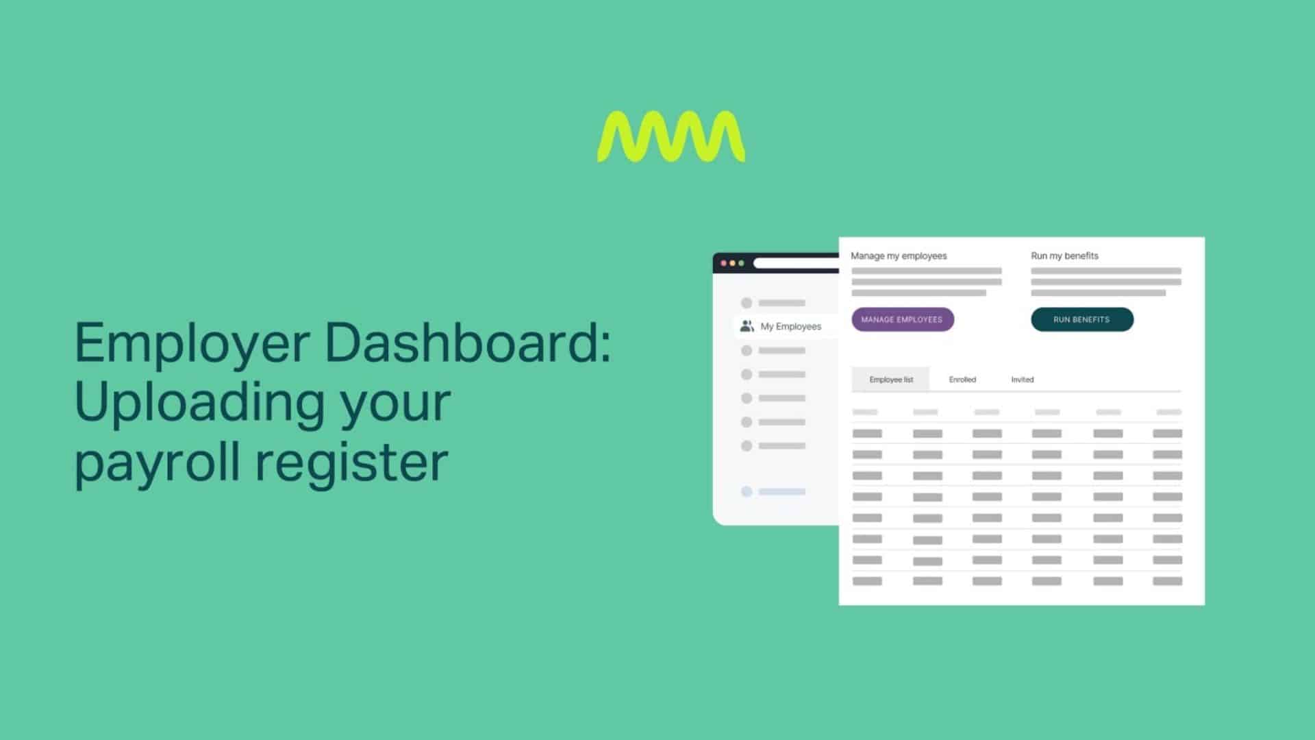 Employer Dashboard: Uploading your payroll register - Common Wealth